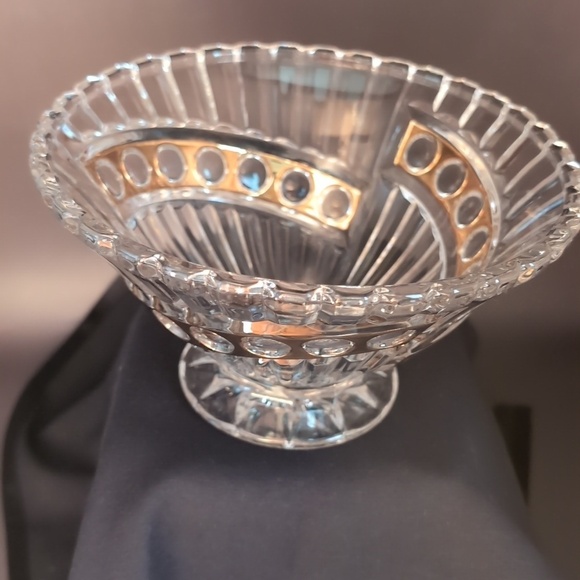 Anne Hutte | Dining | Anne Hutte Bleikristall 24 Lead Crystal Gold Trim ...